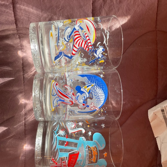 Disney | Dining | Disney Mickey Mouse Glass Set | Poshmark